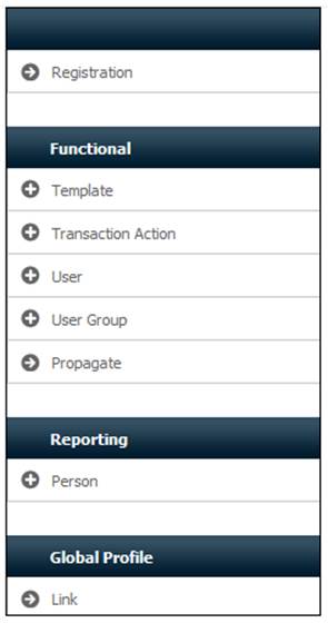 Assign User Groups to Template
