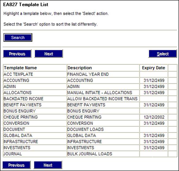 Assign User Groups to Template