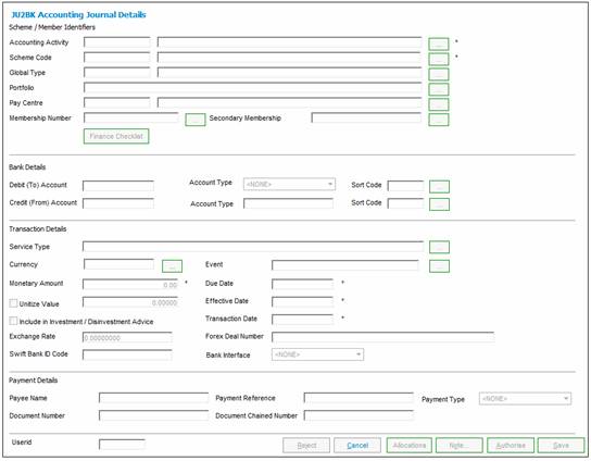 Manual Accounting Transactions